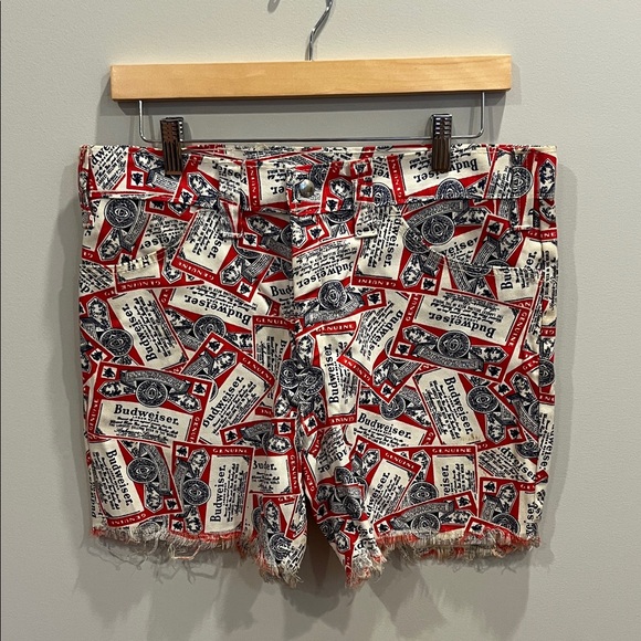 Vintage Budweiser Denim Cutoff Shorts